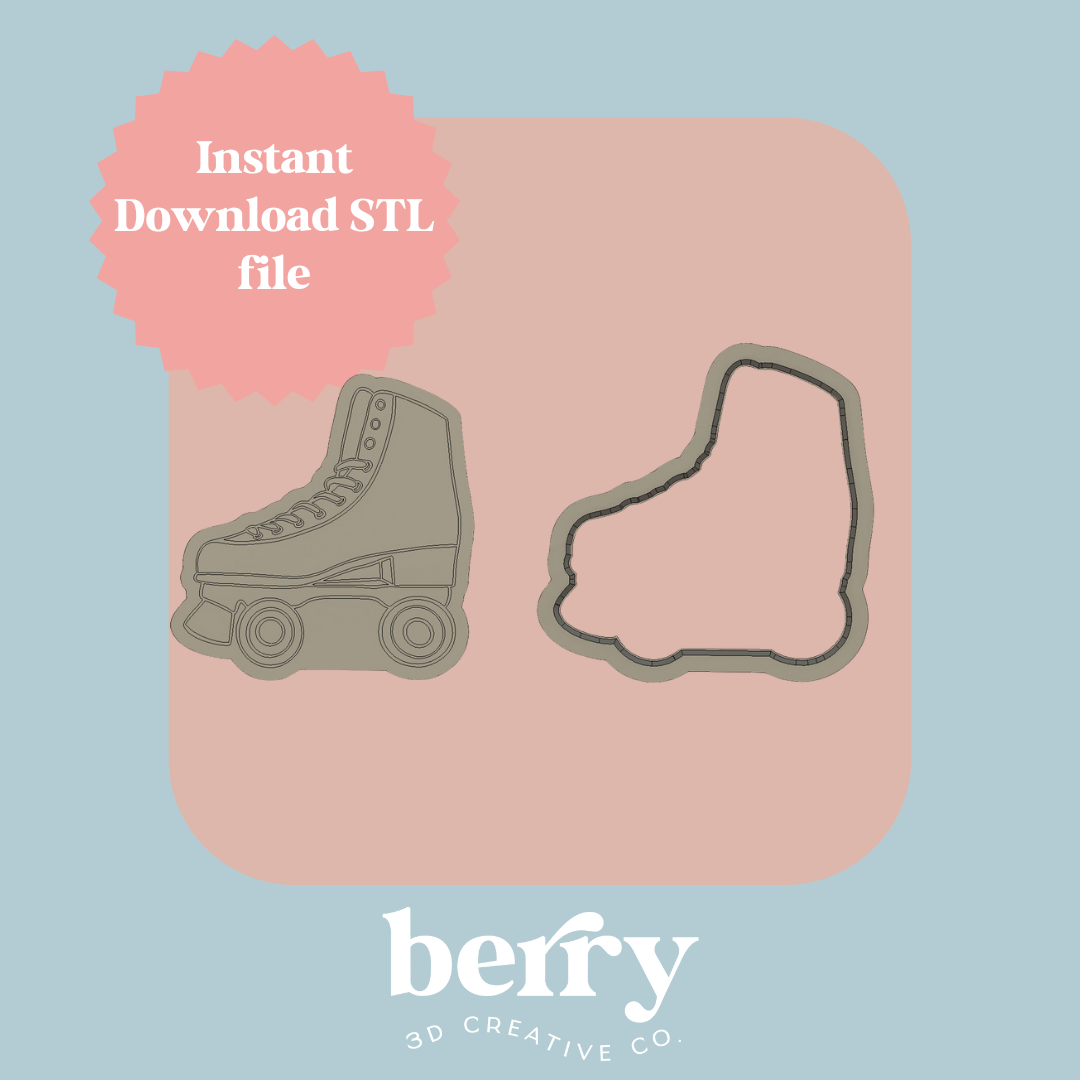Roller skates Cutter and Stamp stl file – Berry 3D Creative Co.