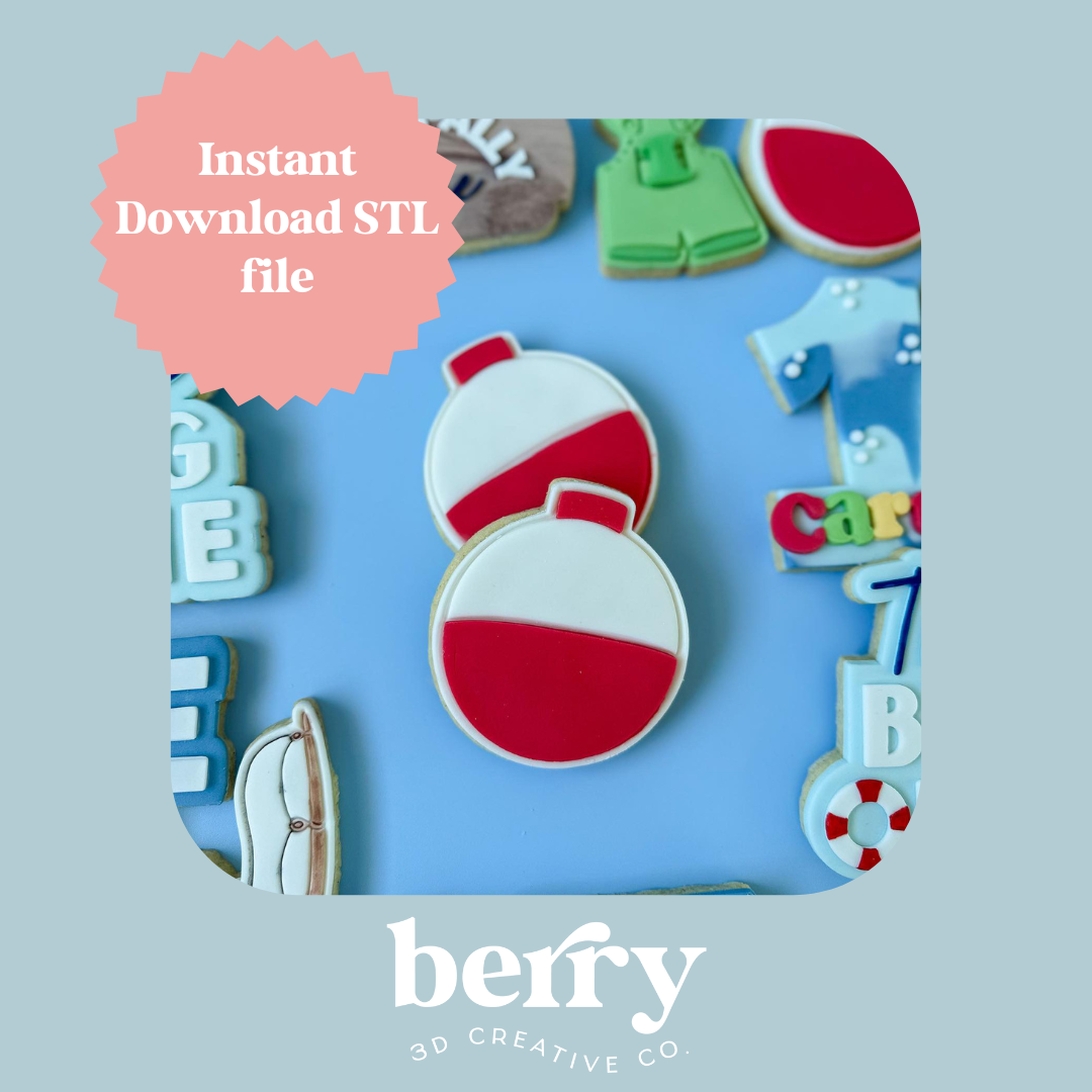 Bouy for fishing rod Cookie Cutter and Stamp stl file – Berry 3D ...
